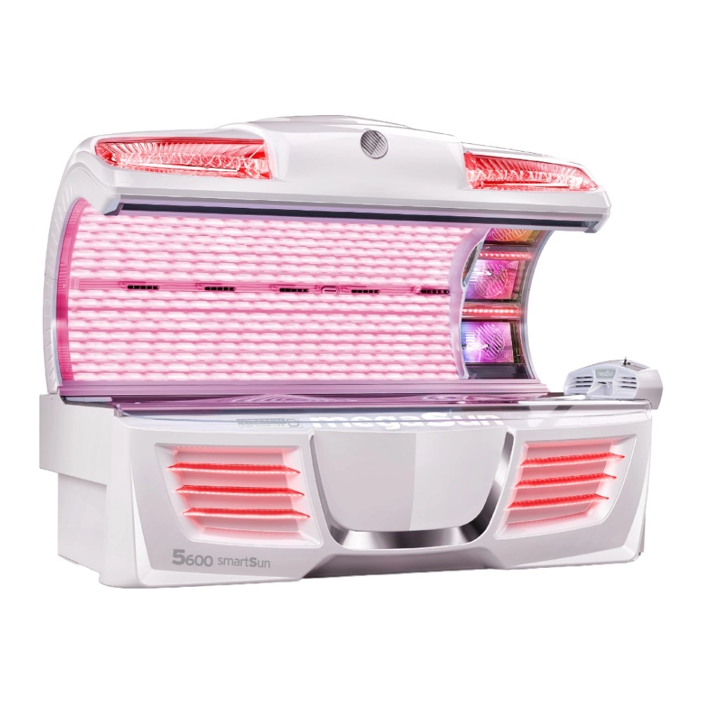 Megasun 5600 smartSun Solarium, bronceado perfecto y confort