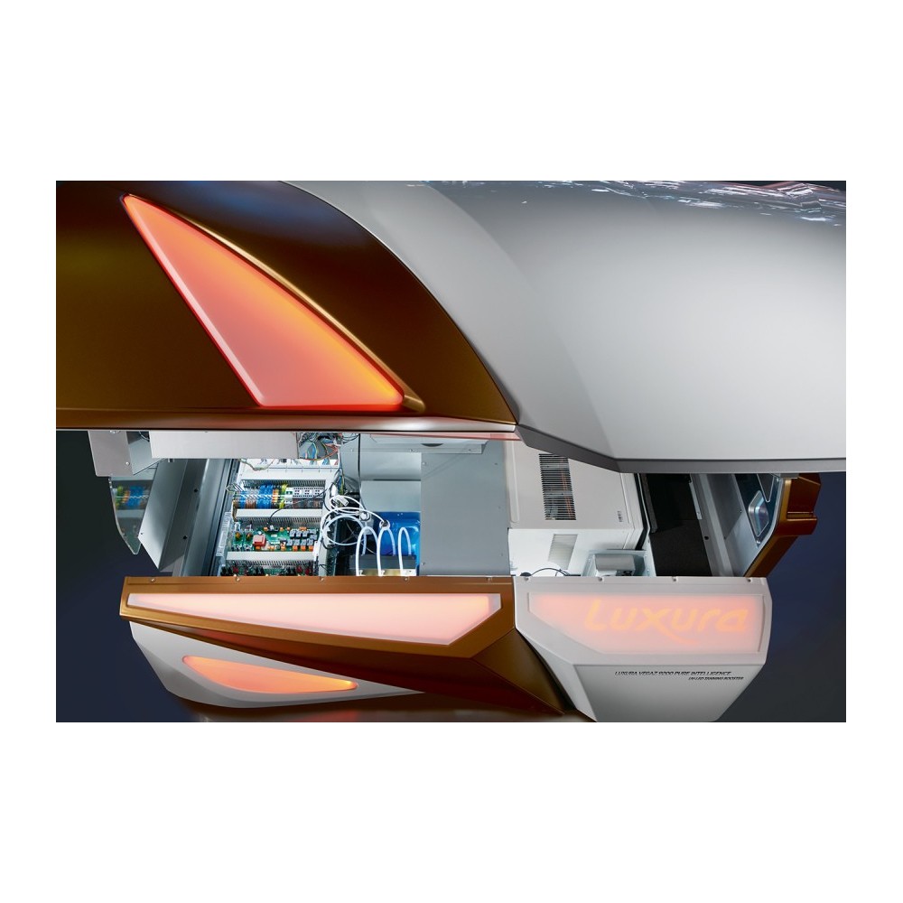 Luxura VEGAZ 8200 Solarium – Bronzage intense, haute technologie